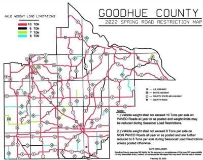 Spring weight restrictions for county roads, state highways begins ...