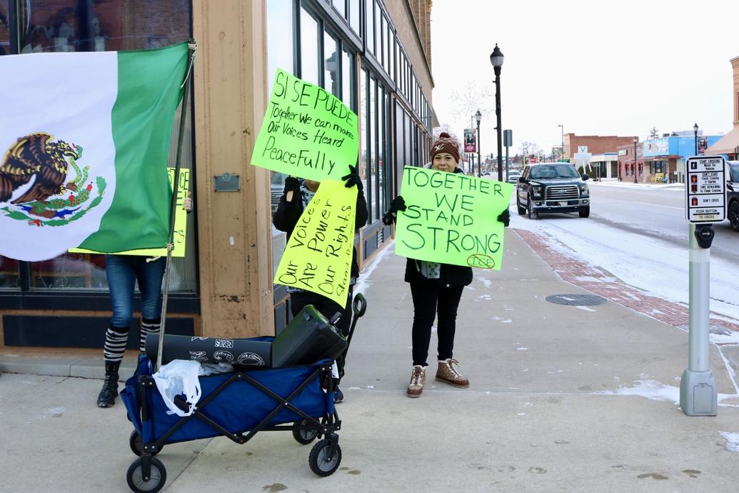 Protest held in downtown Faribault following killing of Renee Good ...