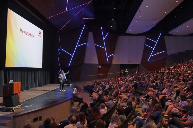 First Lady Gwen Walz, speaker Mark Perna address OPS staff in new high ...