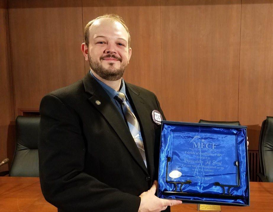 Rep. Jeff Brand receives Minnesota Federation of County Fairs Award ...