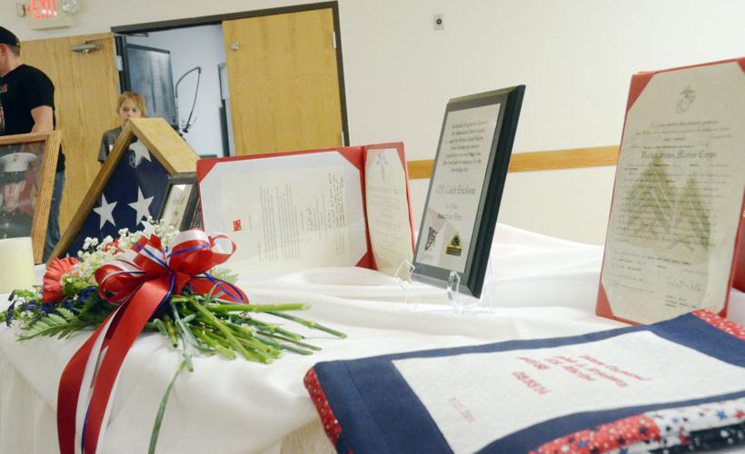 Marine Cpl. Caleb Erickson remembered fondly as Faribault Elks present ...