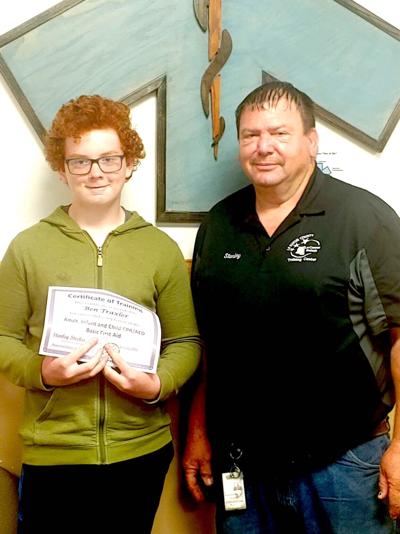 Le Center Ambulance celebrates young first aid graduate | Community ...