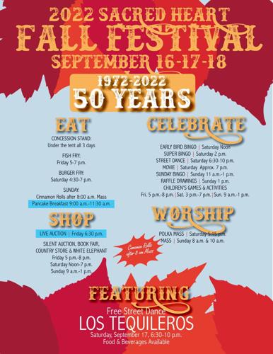 50th annual Sacred Heart Fall Festival set for weekend | Community ...