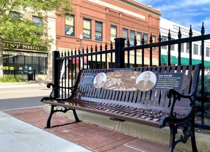 Local companies collaborate to create downtown benches with an historic ...