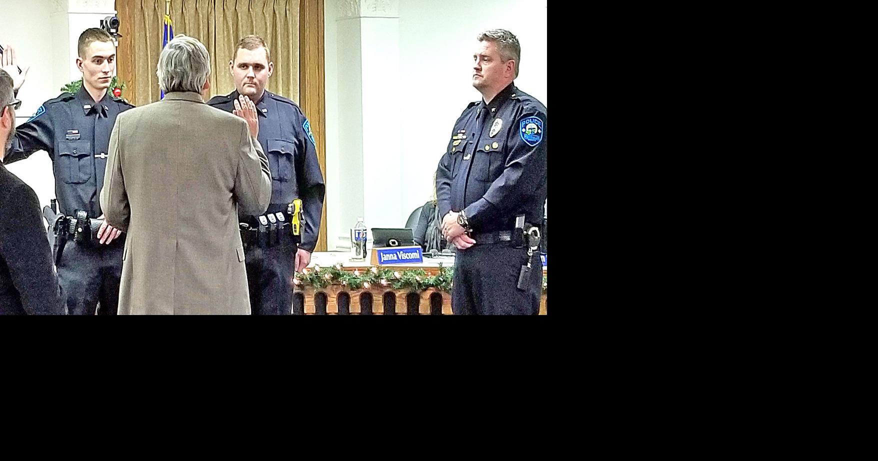 Officers Angle and Borash sworn in | Community | southernminn.com