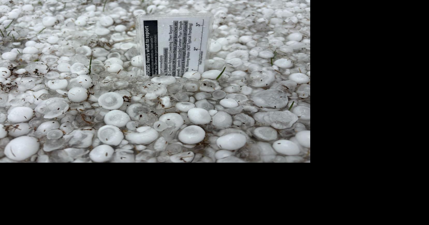 Faribault area sees 'plowable hail' up to 3 inches in first storm of ...