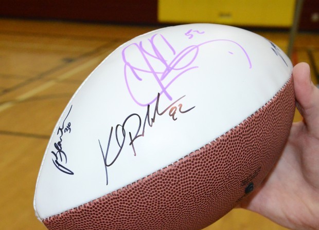 GALLERY: Vikings' Kyle Rudolph visits Northfield's Bridgewater ...