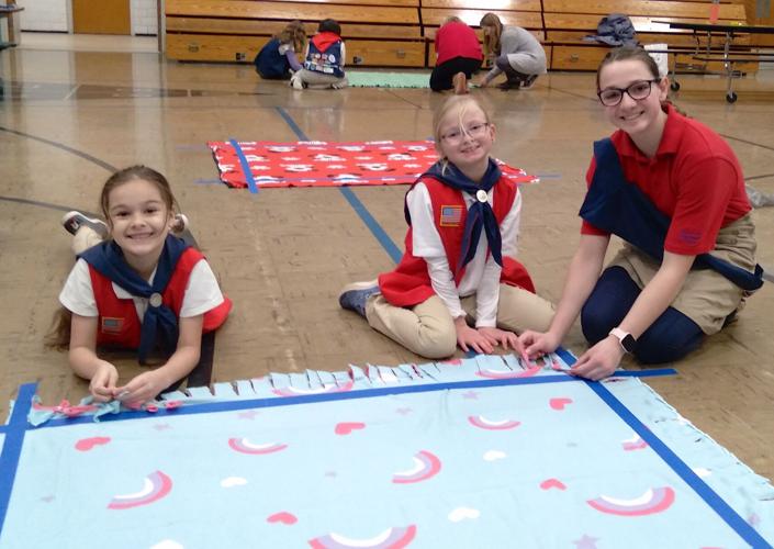 American Heritage Girls make, donate blankets | | southernminn.com