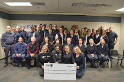 Employees of Quad/Graphics donate almost $5,000 to United Way | News ...