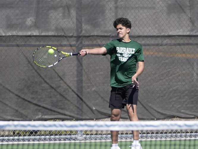 Falcons battle heavy winds at Owatonna triangular | Sports ...