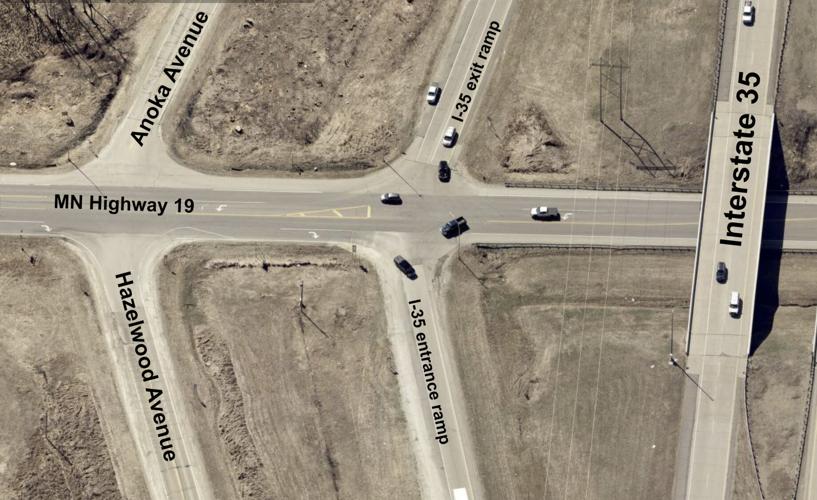 6-leg roundabout at Hwy 19, I-35 open; expect minor delays periodically ...