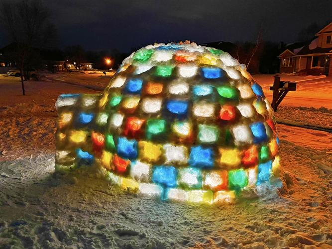 Local family's colorful igloo draws international attention | News ...