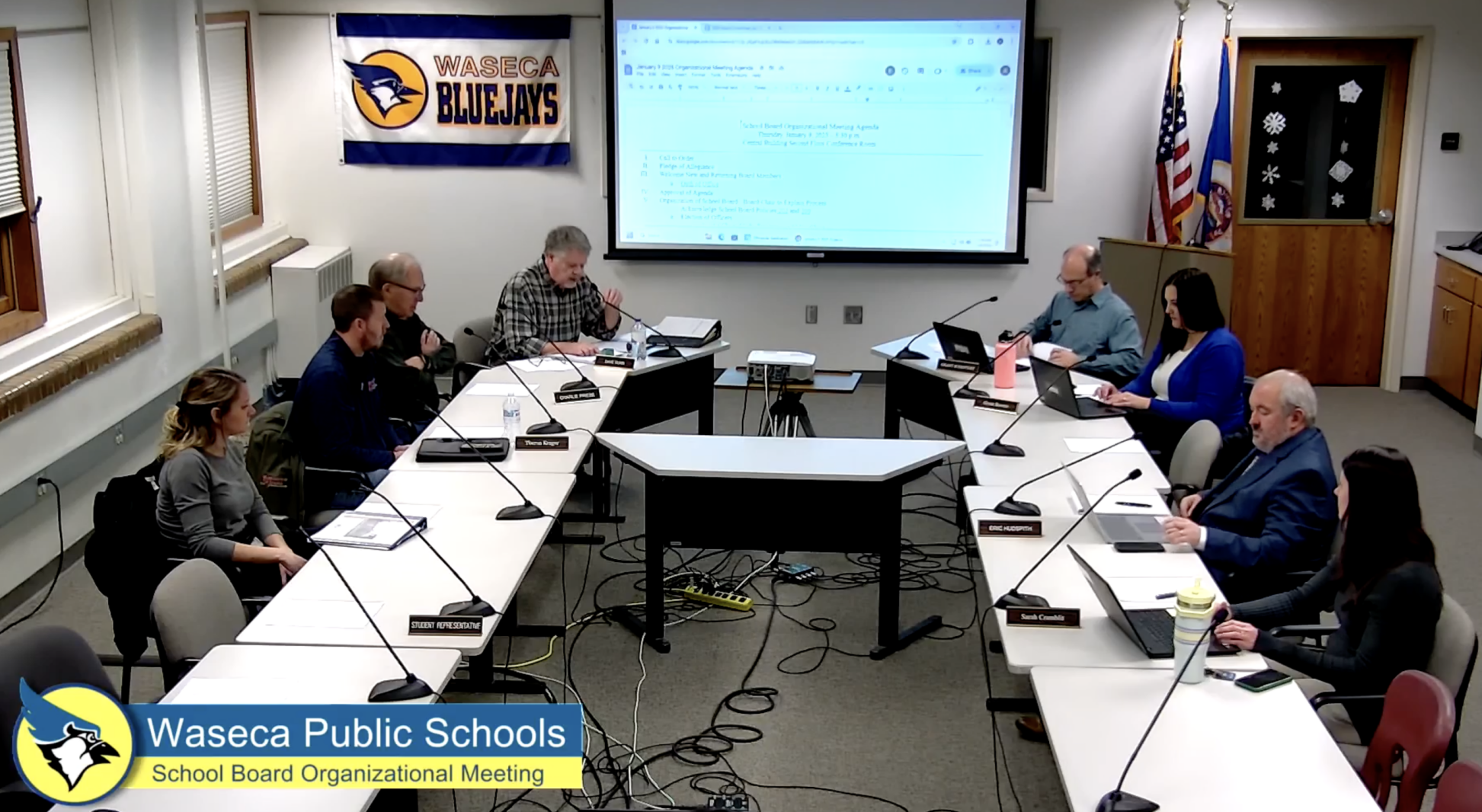 Waseca School Board welcomes newly elected members, gives itself modest ...