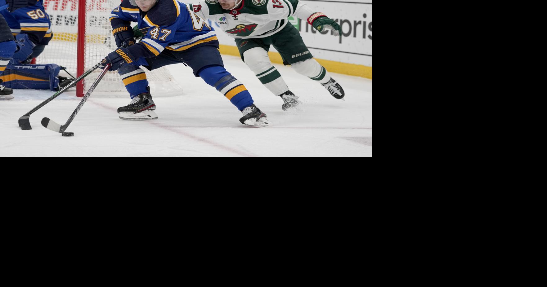 Hartman scores twice in Wild win; Blues' Binnington ejected | State | southernminn.com