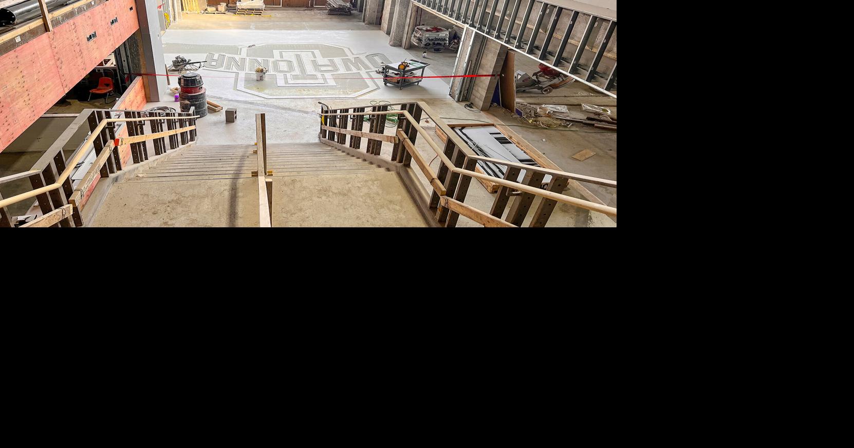 LOWDOWN ON HUSKY TOWN: New high school takes shape indoors, site work ...
