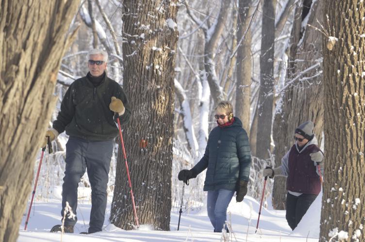 Snowshoe trail debuts at River Park | News | southernminn.com