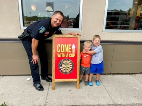 Cone with a Cop bonds St. Peter police with community over DQ ice cream ...