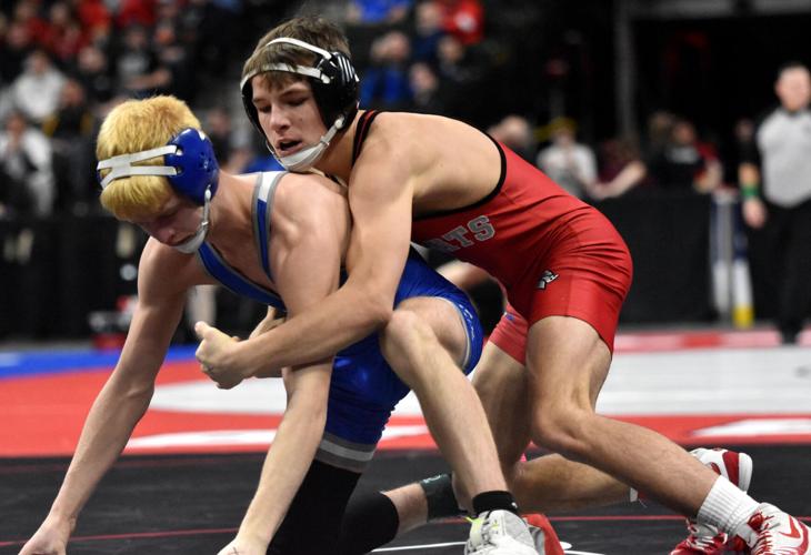 State wrestling: Knights win 7 of 8 matches in day 1, session 1 ...