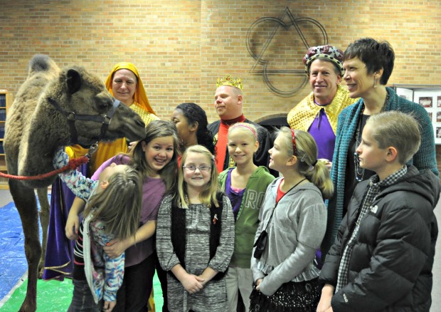 GALLERY: Nick the camel visits St. Peter church | News | southernminn.com