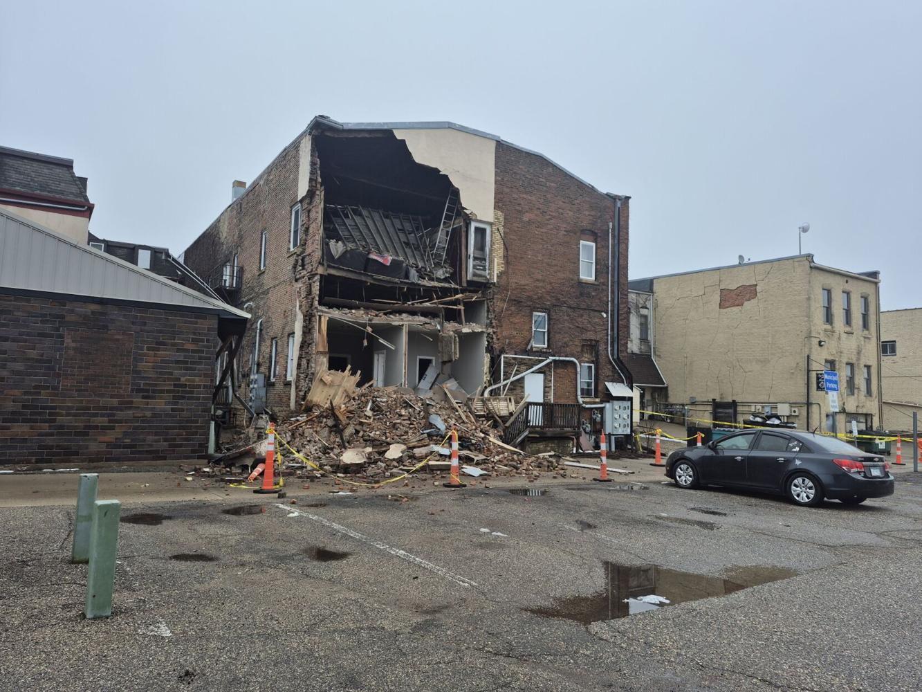 Downtown Waseca building experiences partial collapse | News ...