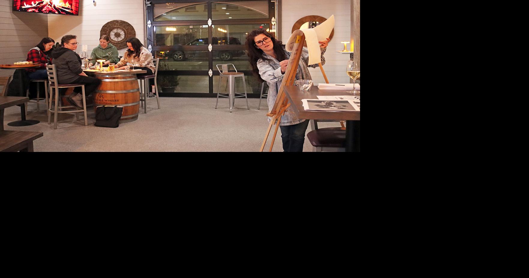 BEGINNERS WELCOME: Local artist hosts 'Drink and Draw' class to ...