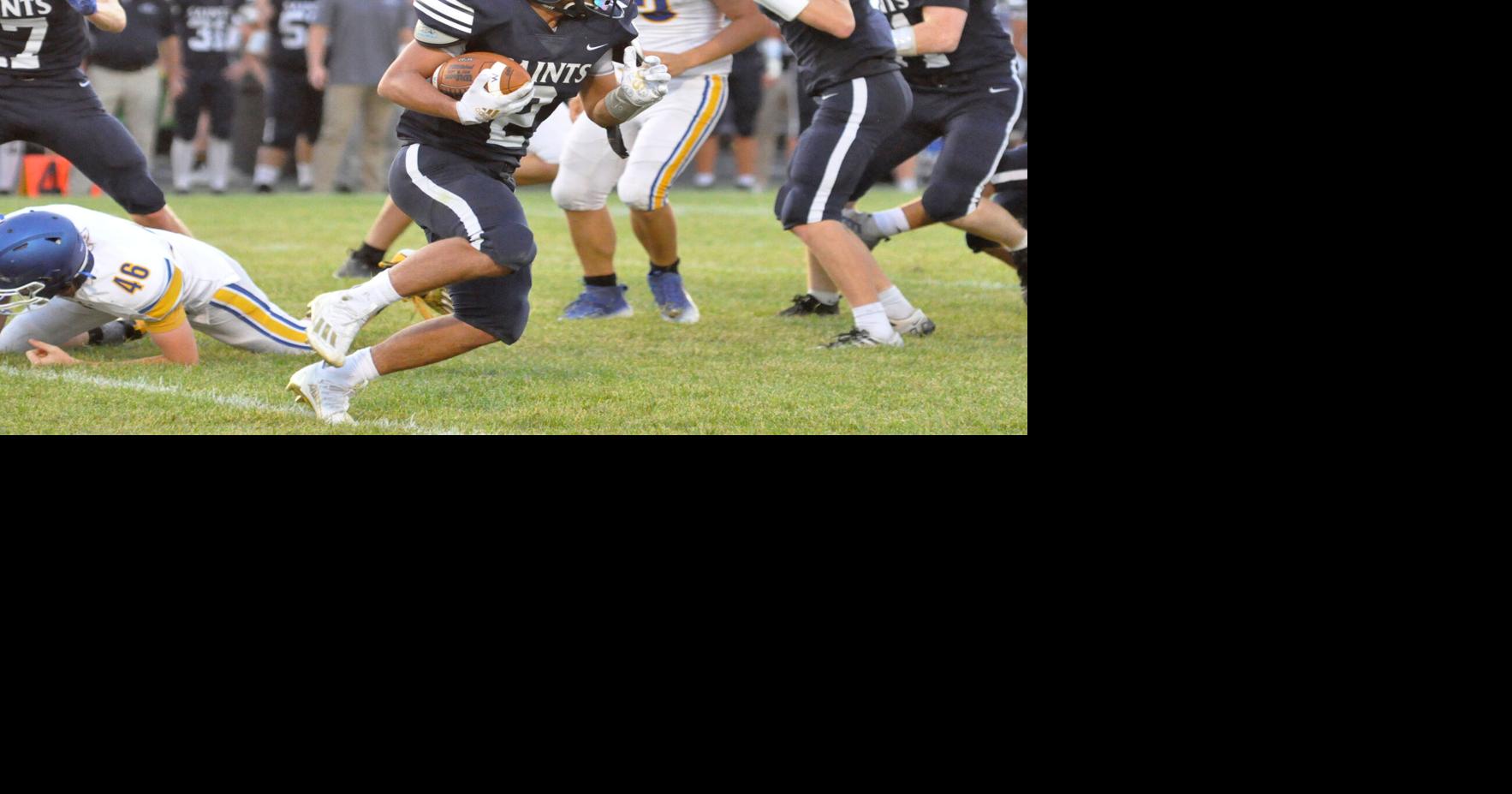 Saints open football season with dominant win over Albert Lea | Sports ...