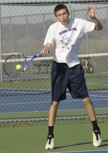St. Peter boys tennis wins battle of Saints | Sports | southernminn.com