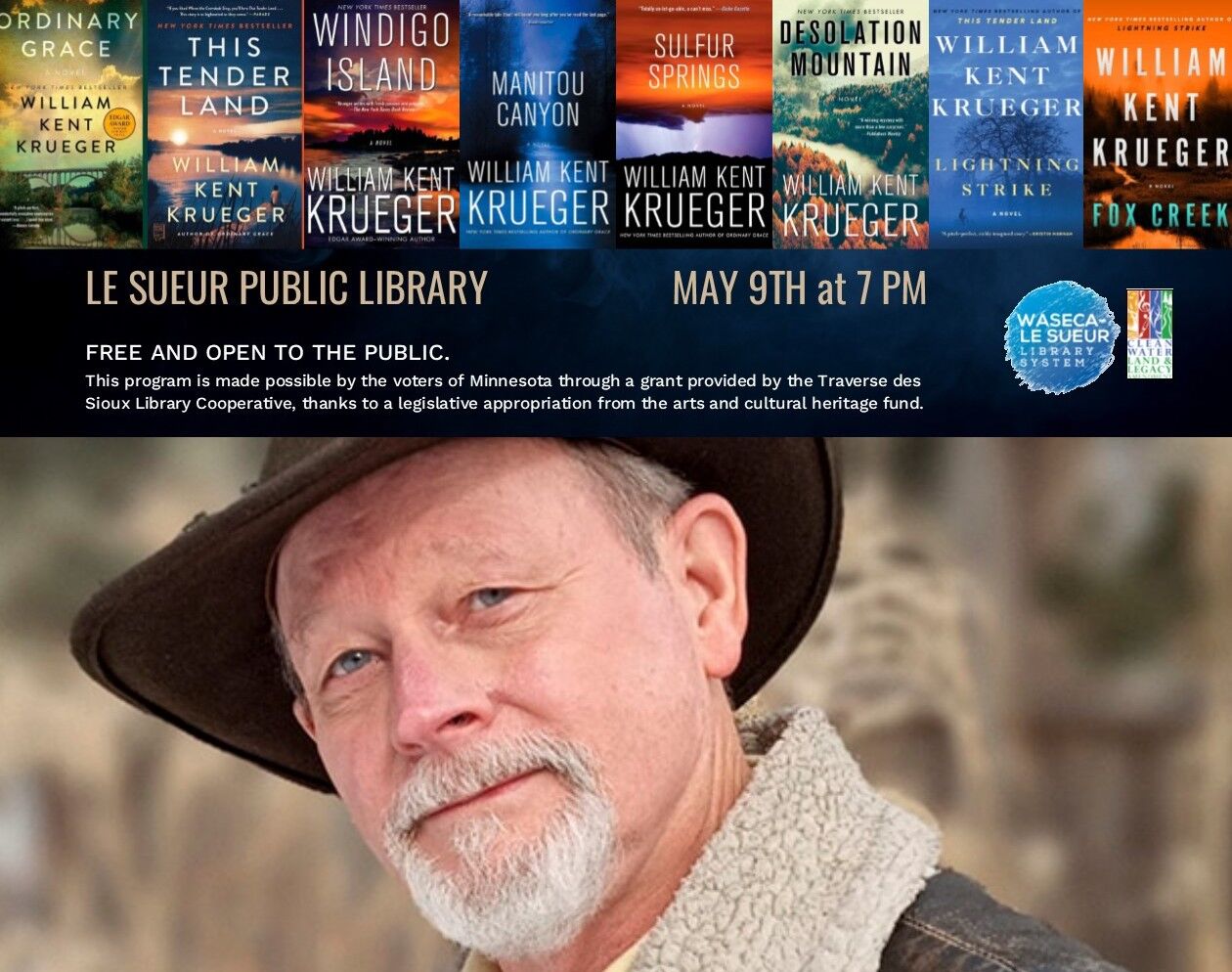 Author William Kent Krueger - Le Sueur | Scene | southernminn.com