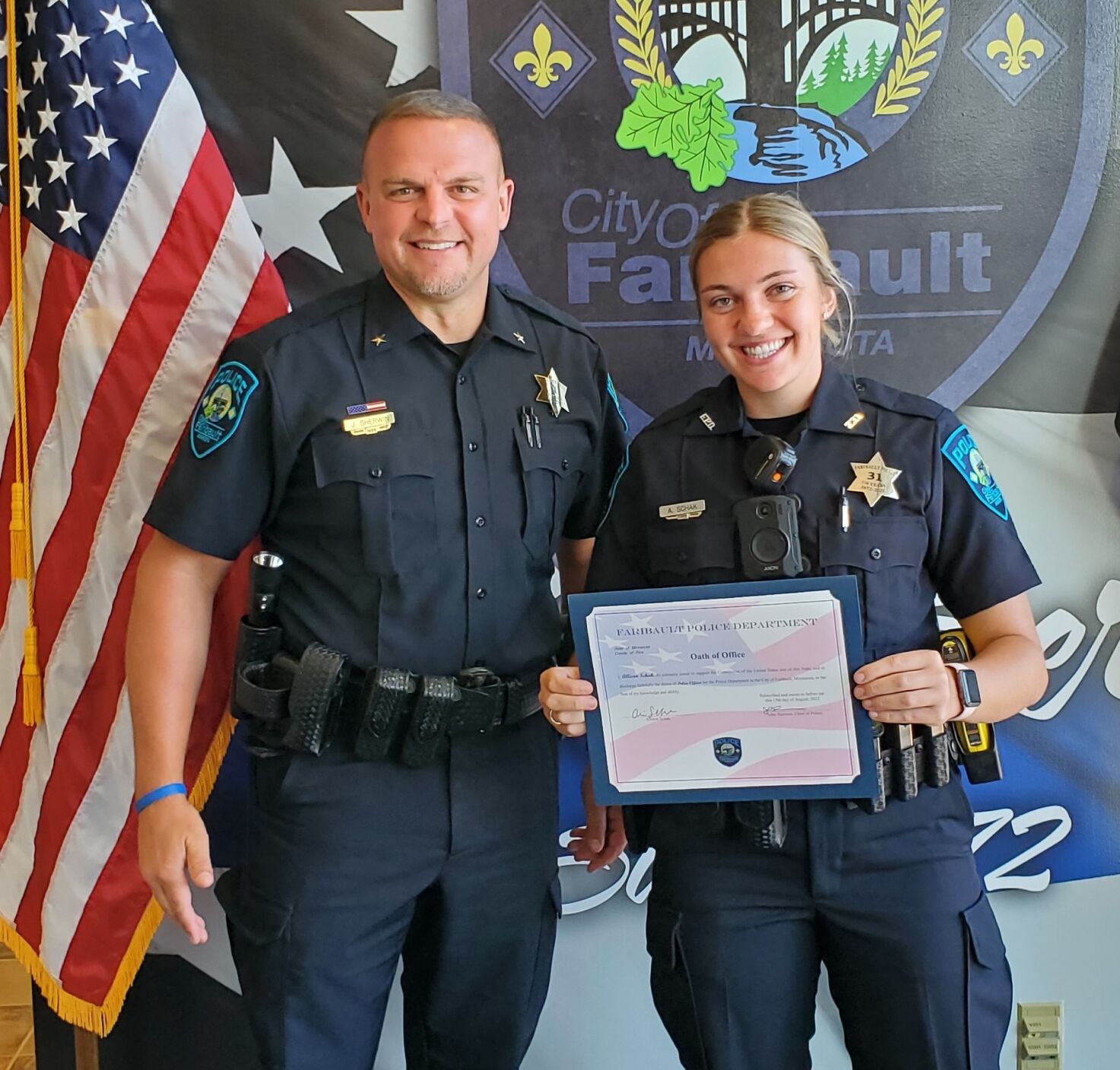 FPD welcomes new officer | Community | southernminn.com