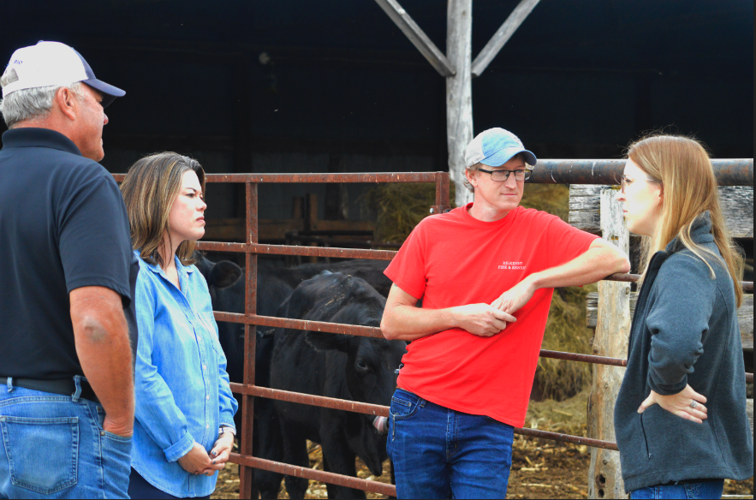 Angie Craig talks broadband investment, ag issues in Le Sueur County ...