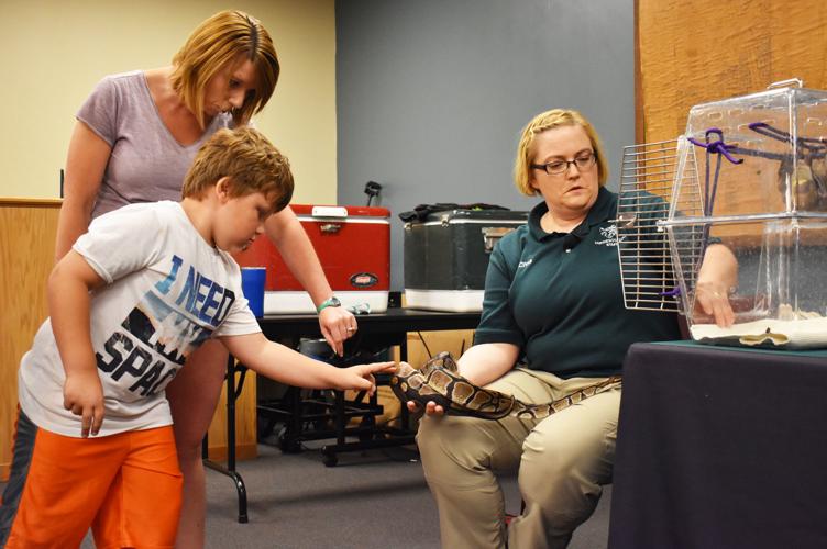 Pythons, tarantulas and bats, oh my: Minnesota Zoomobile visits Kenyon ...