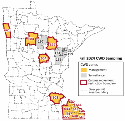 Chronic wasting disease confirmed in wild deer in 2 new Minnesota deer ...