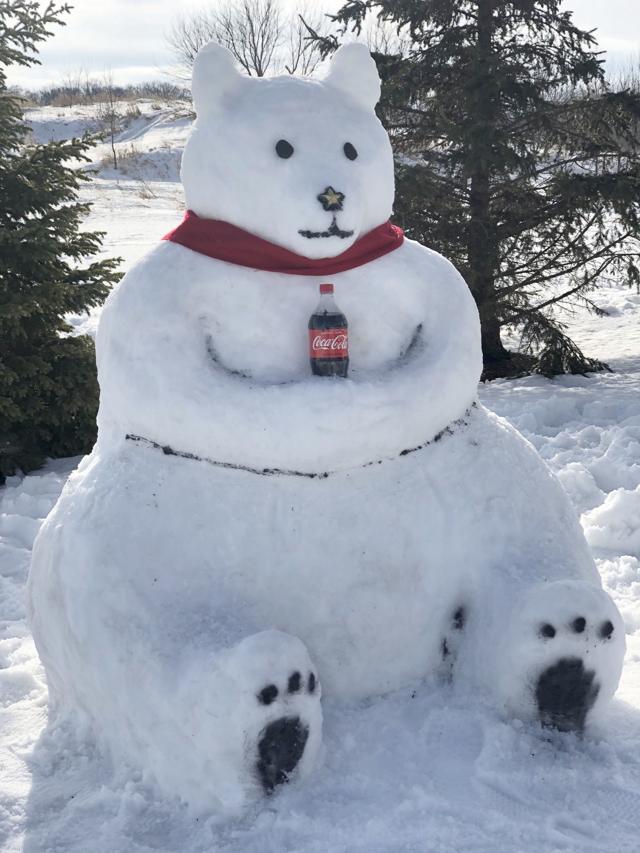 Life gave them snow, so the Rotters made a snow bear | News ...