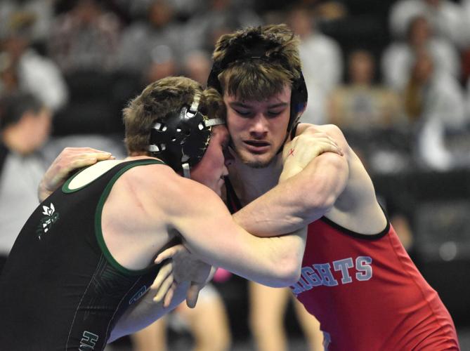 State wrestling: Knights win 7 of 8 matches in day 1, session 1 ...