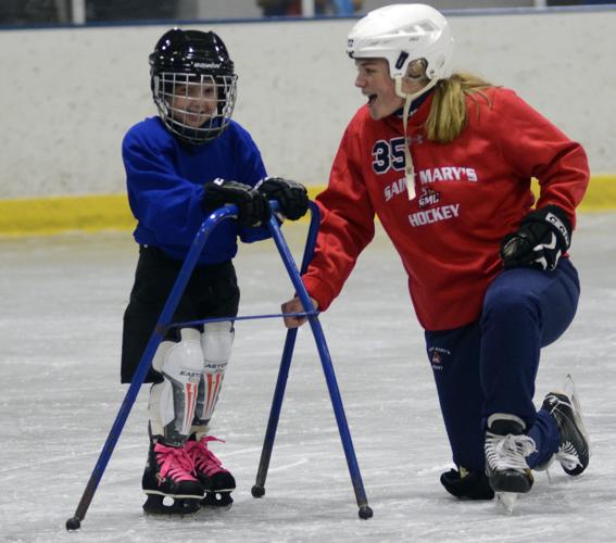 Ups and downs of learning to ice skate at Bulldogs Free Clinic | Sports ...
