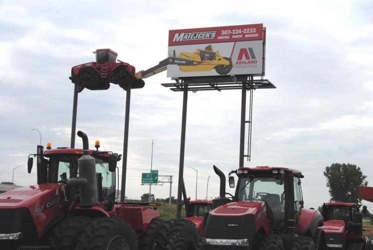 Matejcek's tractor and hitch billboard concept a team effort | News ...