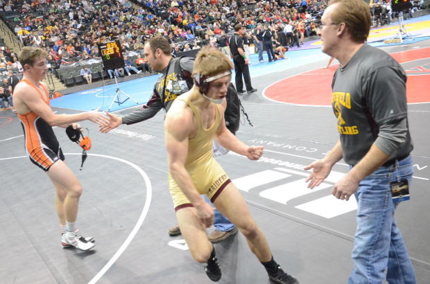Northfied's Canedy advances to state wrestling semifinals, Minske falls ...