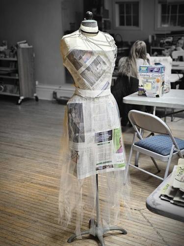 Sustainable fashion class at The Guild reuses old newspapers | News ...