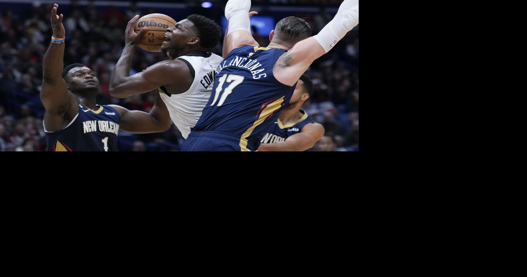 Williamson scores career-high 43, Pelicans top Timberwolves | State ...