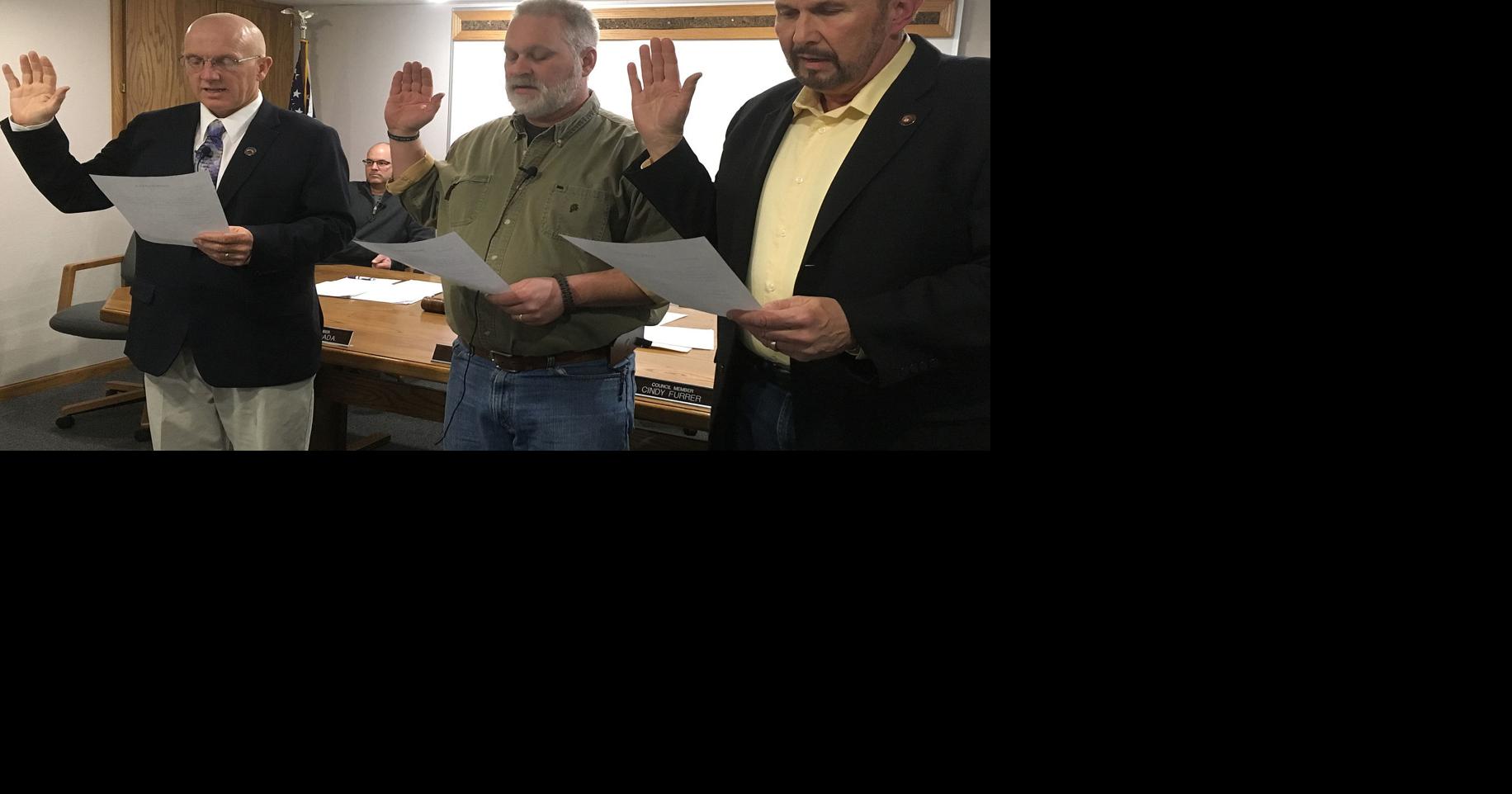 New council members sworn in, Daleiden recognized for service to the ...