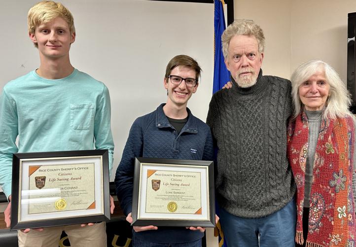 Young men who brought bicyclist back to life honored | News ...
