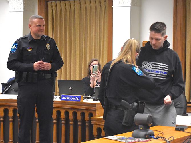 New police officer welcomed; another promoted | News | southernminn.com