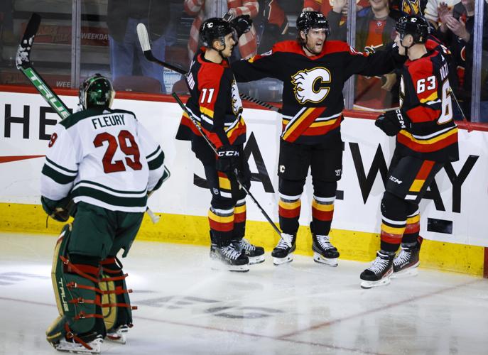 Andersson's 3rd-period goal helps Flames beat Wild 5-3 | State ...