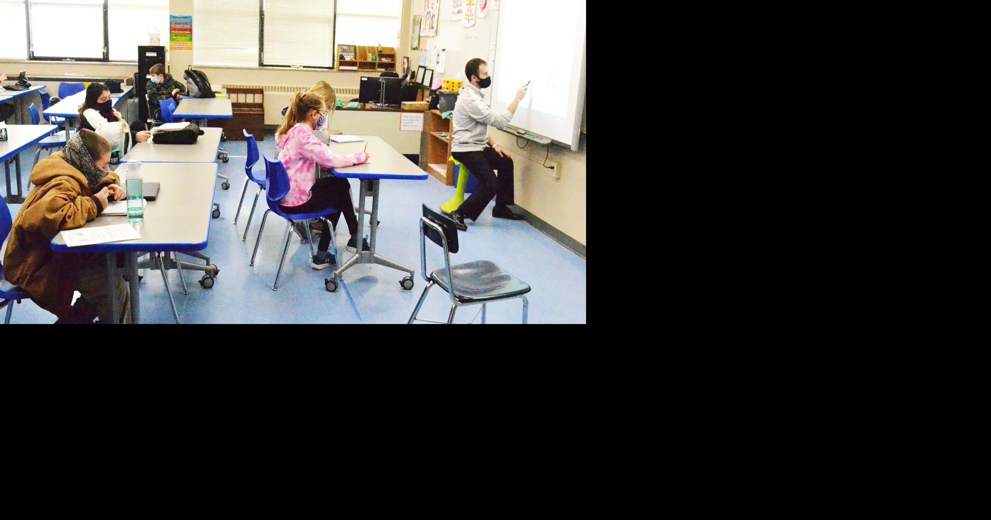 St. Peter Middle School students back in class full time | Community ...