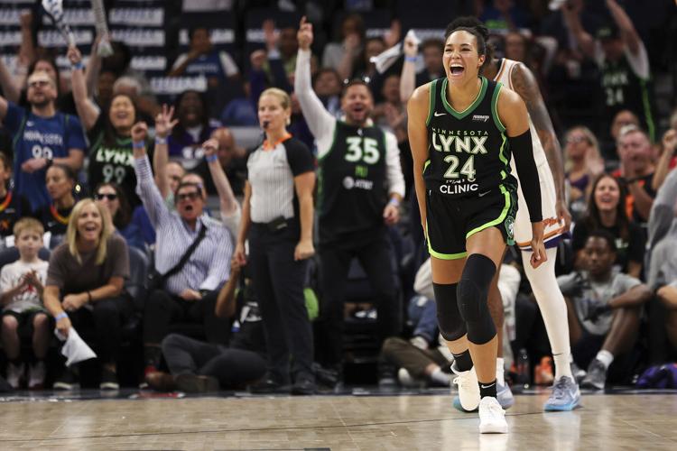 Napheesa Collier scores 42 to tie a WNBA playoff record for points, and ...