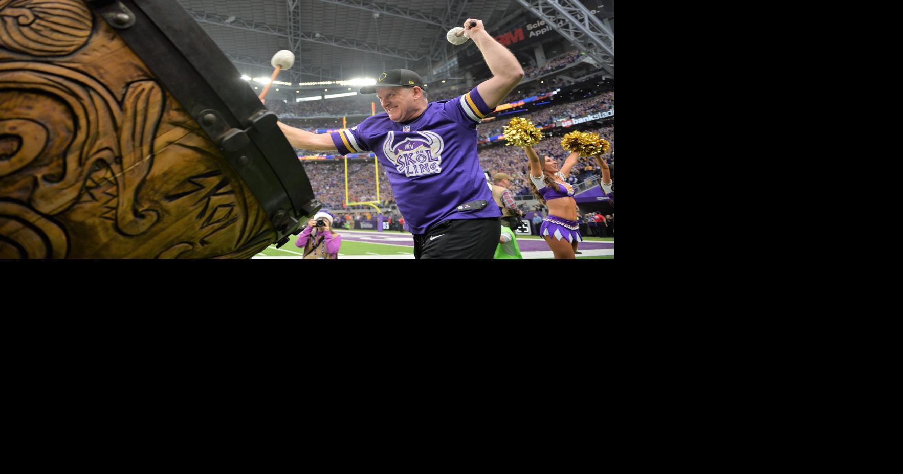 That massive drum used to rouse Vikings fans? Credit Nerstrand's Curtis ...