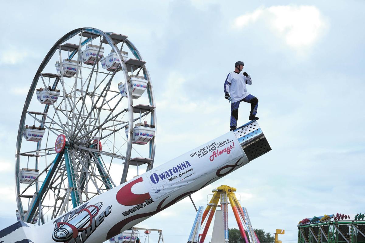 The return of The Bullet: Steele County Free Fair brings back the human ...