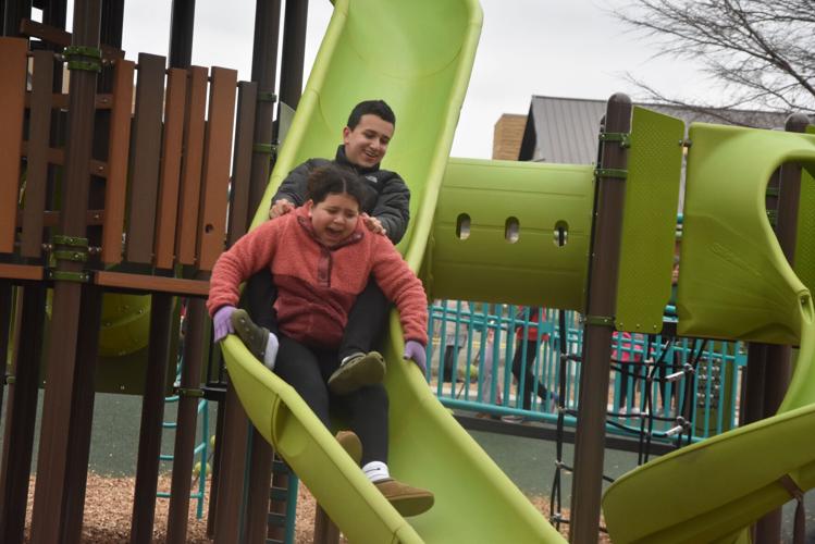 St. Peter debuts Gorman Park playground in ribbon cutting | News ...