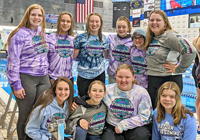 TCU/LS-H girls swim and dive finish 10th, earn PRs at sections | Sports ...