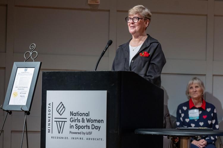 Neuger receives the Breaking Barriers Award at 2026 NGWSD ceremony ...